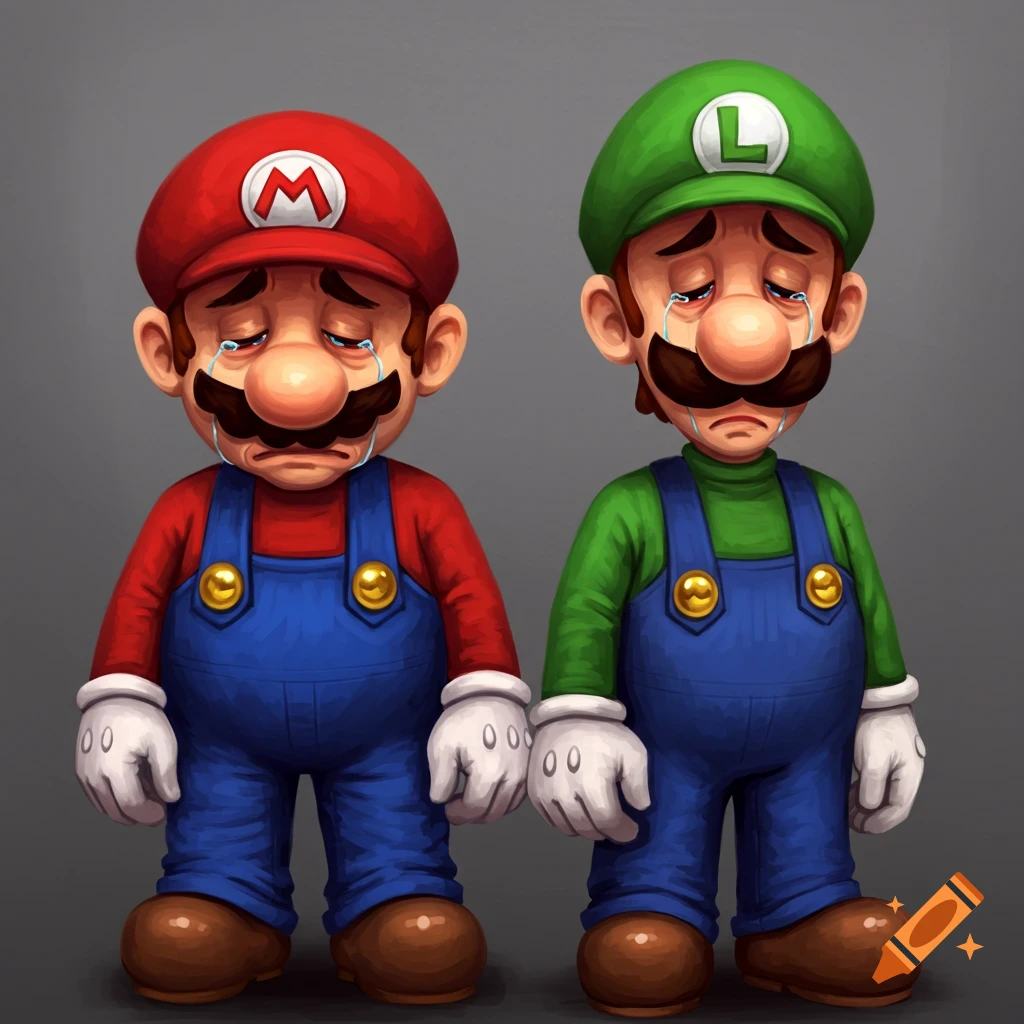 Mario enjoying spaghetti and meatballs on Craiyon