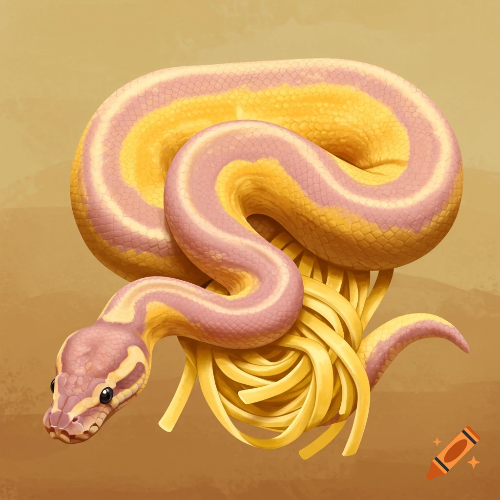 Pocket snake on Craiyon