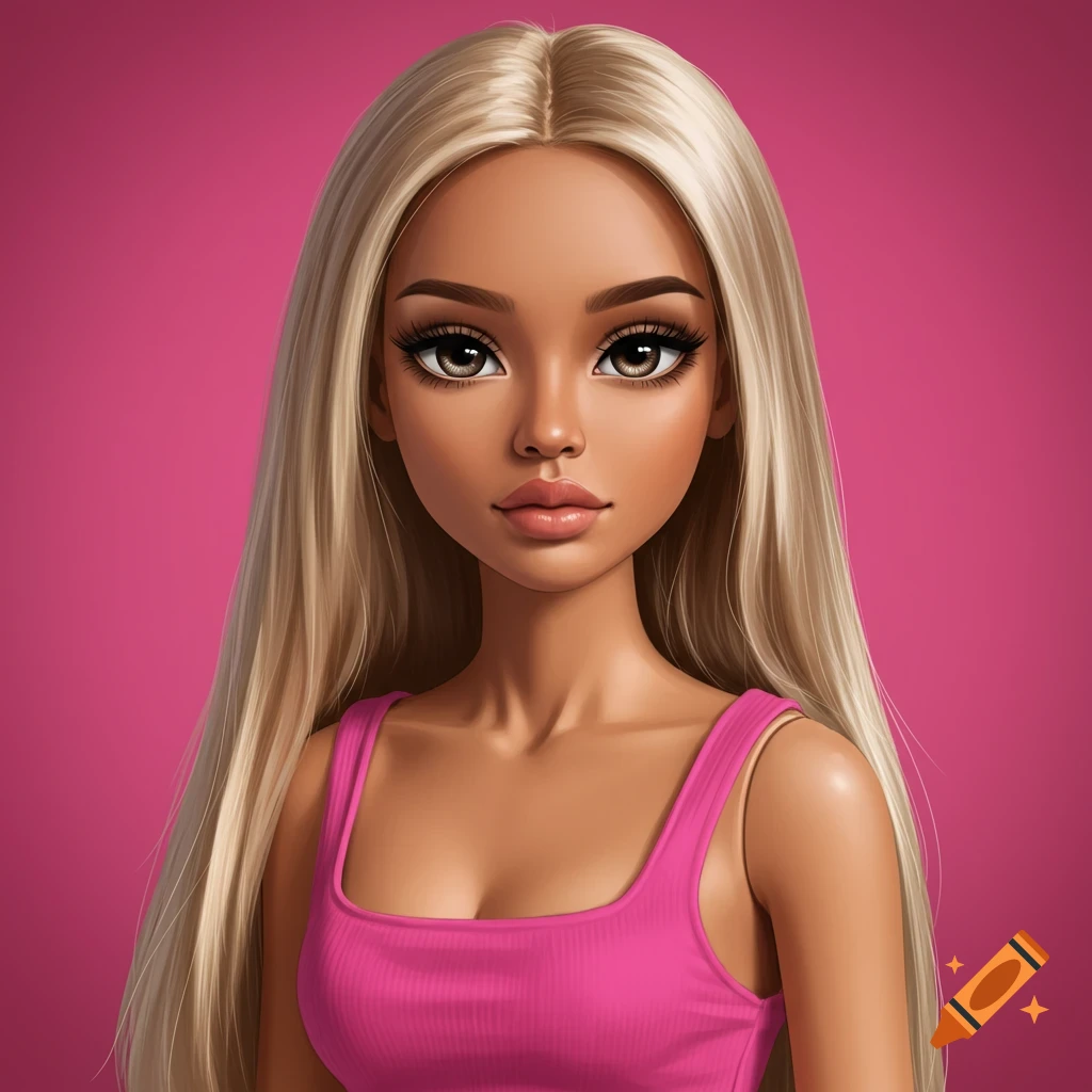 Top Model Teresa Barbie Doll on Craiyon