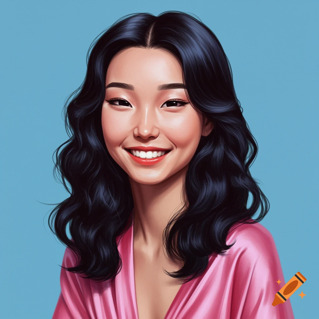 Gorgeous young woman with no teeth on Craiyon