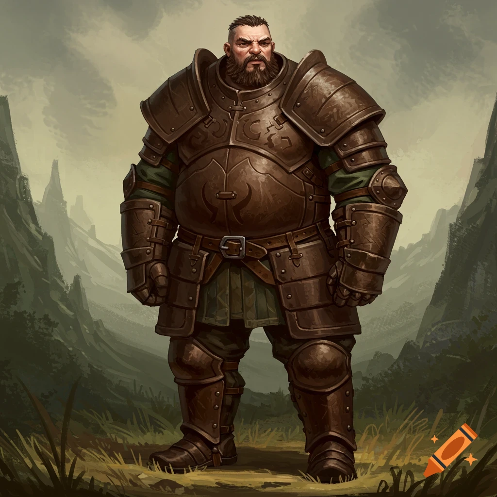 Leather armor for fantasy adventure on Craiyon