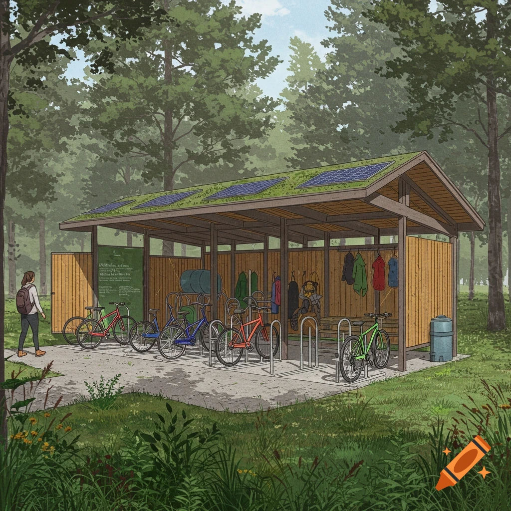 2D layout of a 5.0-acre sustainable farm with soil beds, hydroponics ...