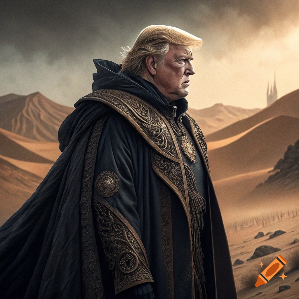 Rick Ross in the desert with an eagle. on Craiyon