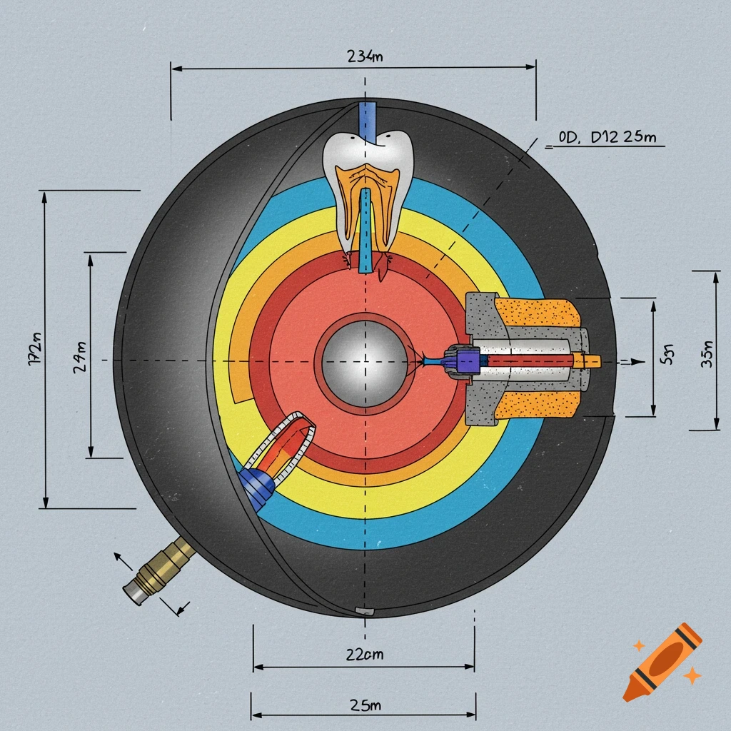 Technical Drawing on Craiyon