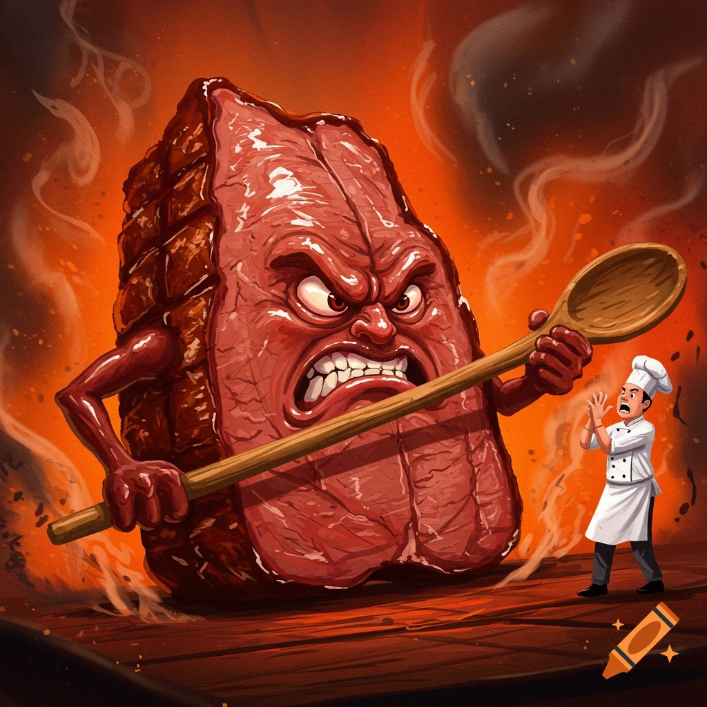 Hobby farm butcher shop on Craiyon