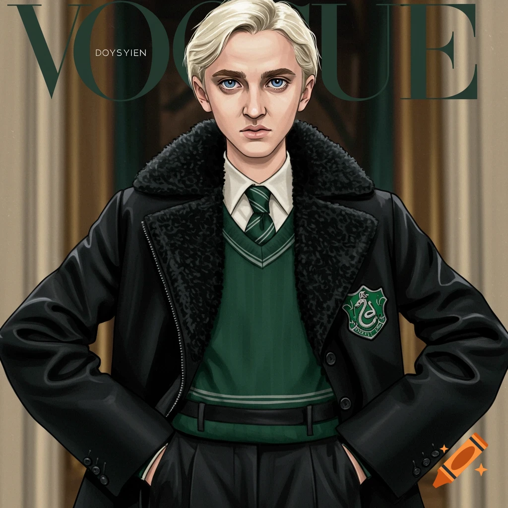Dobby-inspired high fashion model on Vogue cover with statement socks ...