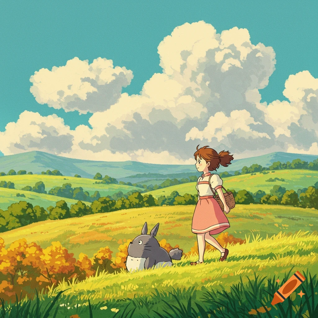 Studio Ghibli style Malcolm in the Middle on Craiyon