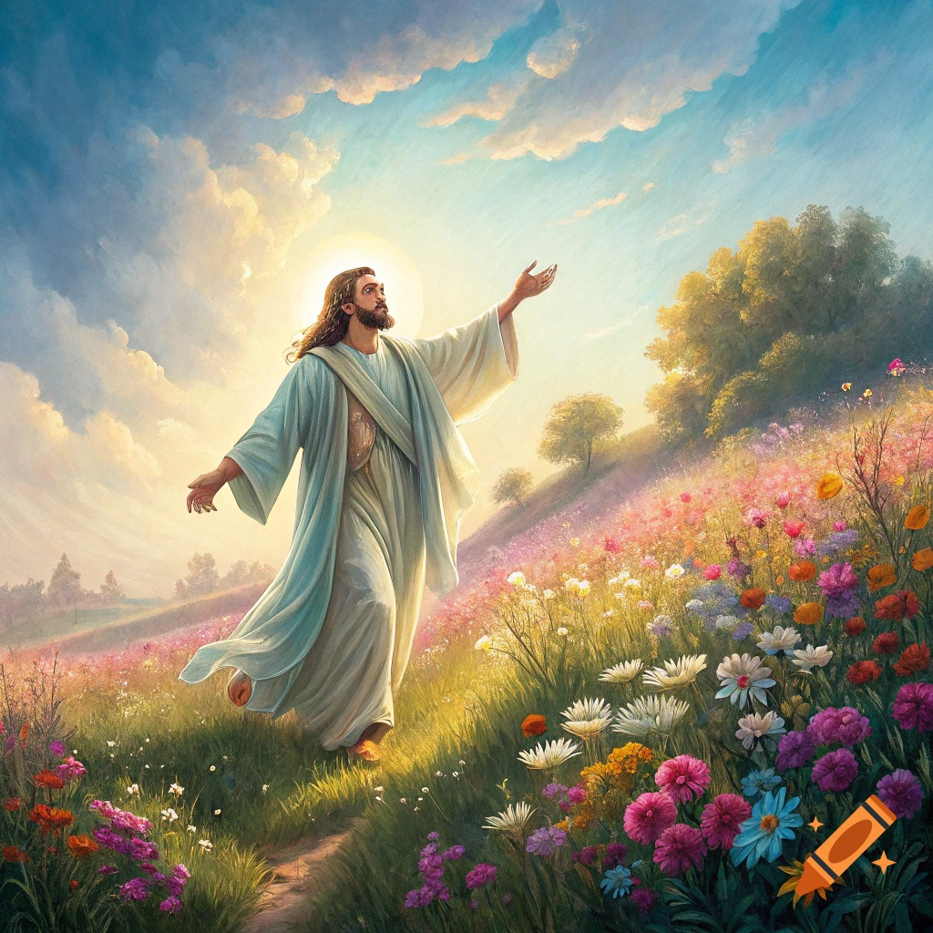 The Resurrection of Christ painting on Craiyon