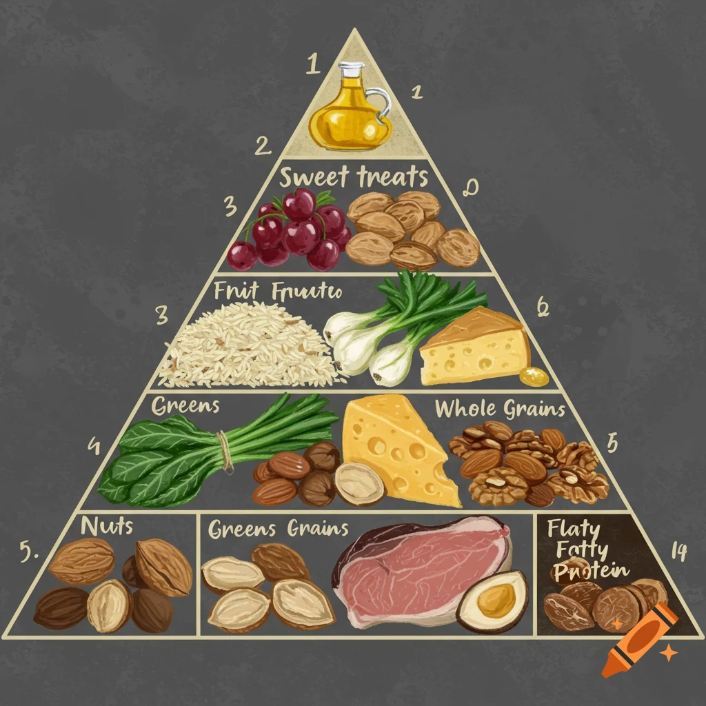 Fiber-rich foods on Craiyon