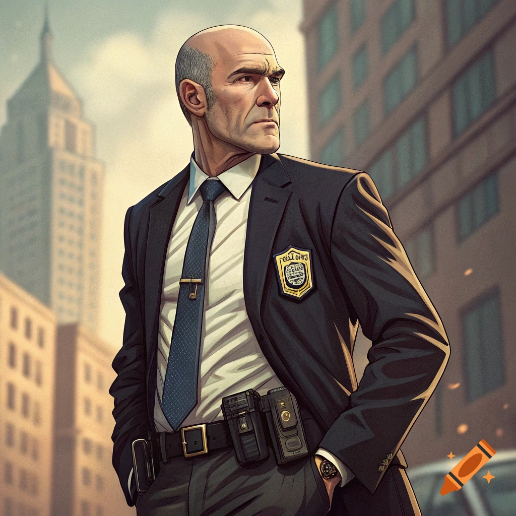 Mitch Pileggi as FBI agent on Craiyon