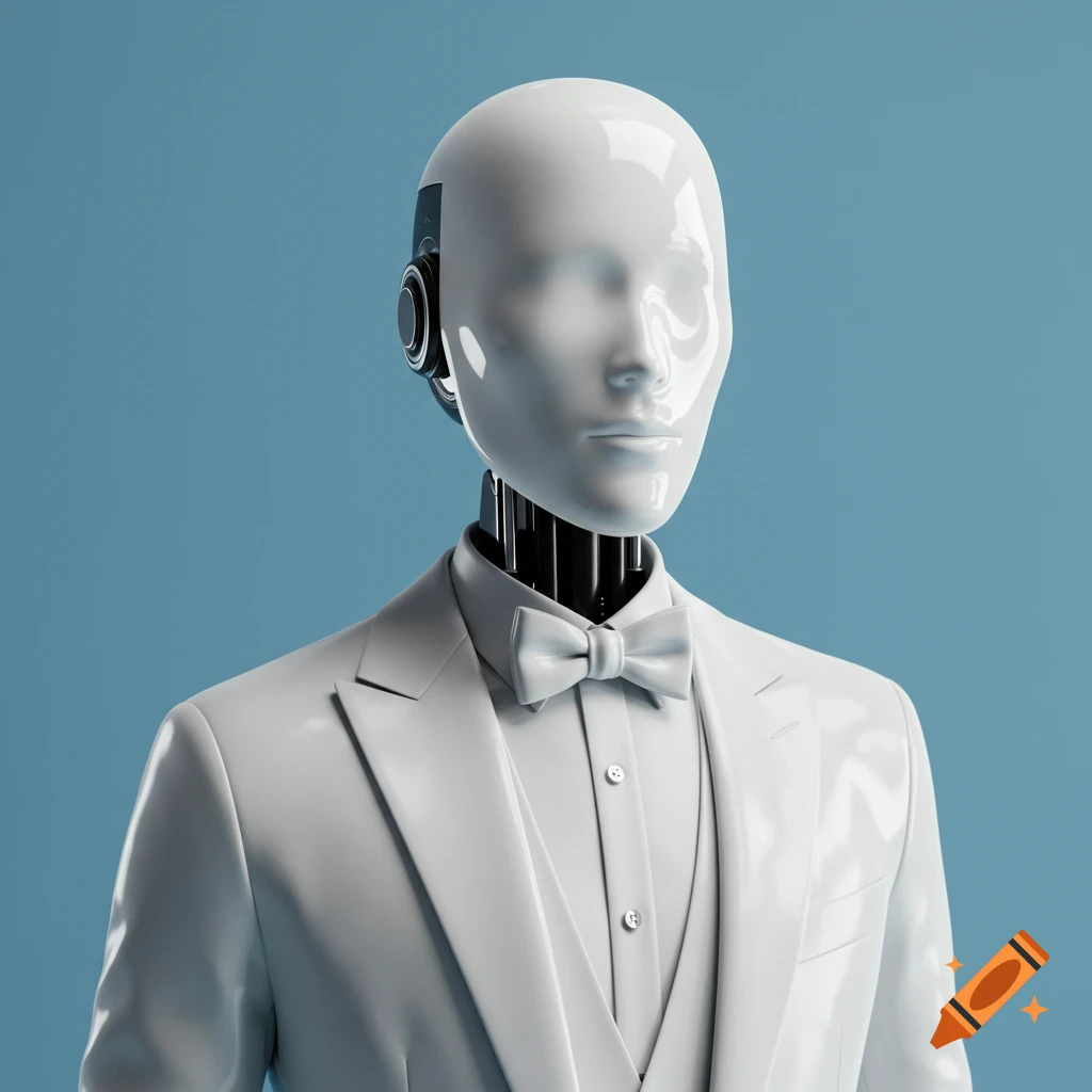 Minimalist white stick figure thinking against black background on Craiyon