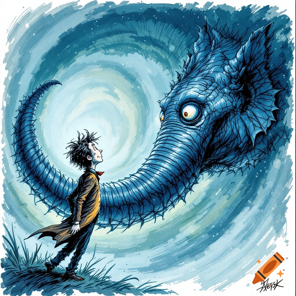 Dr. Seuss style book cover for “Horton Hears a Doctor Who” featuring ...