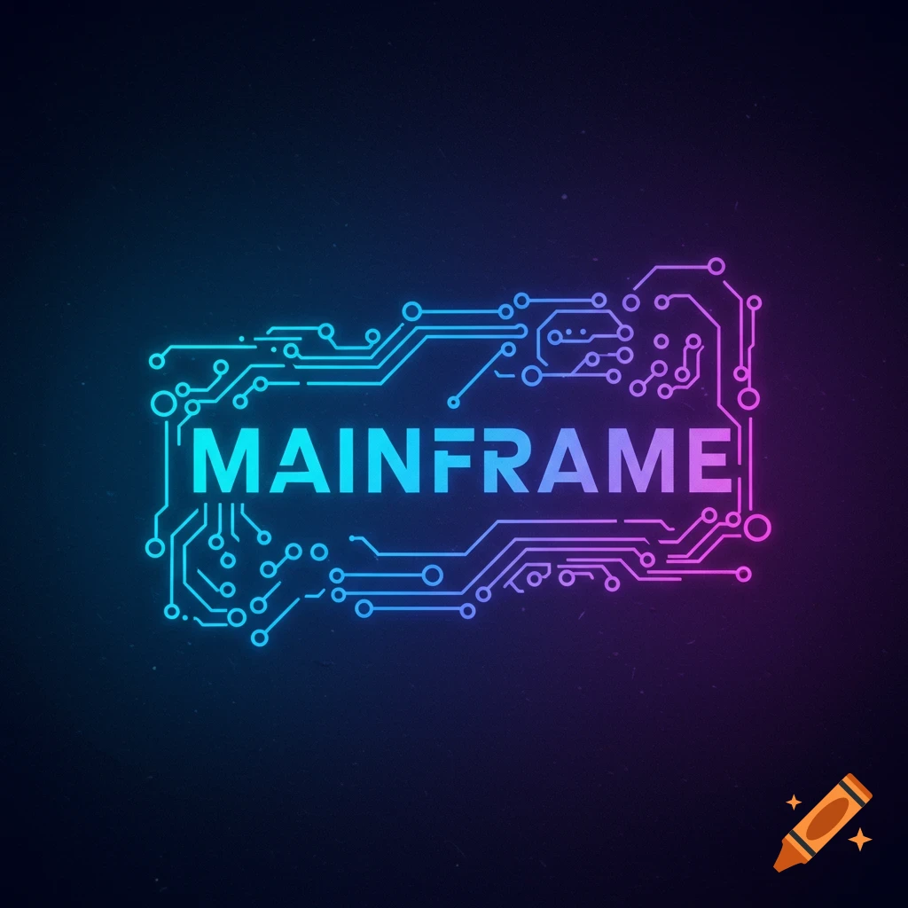 Mainframe game logo on Craiyon