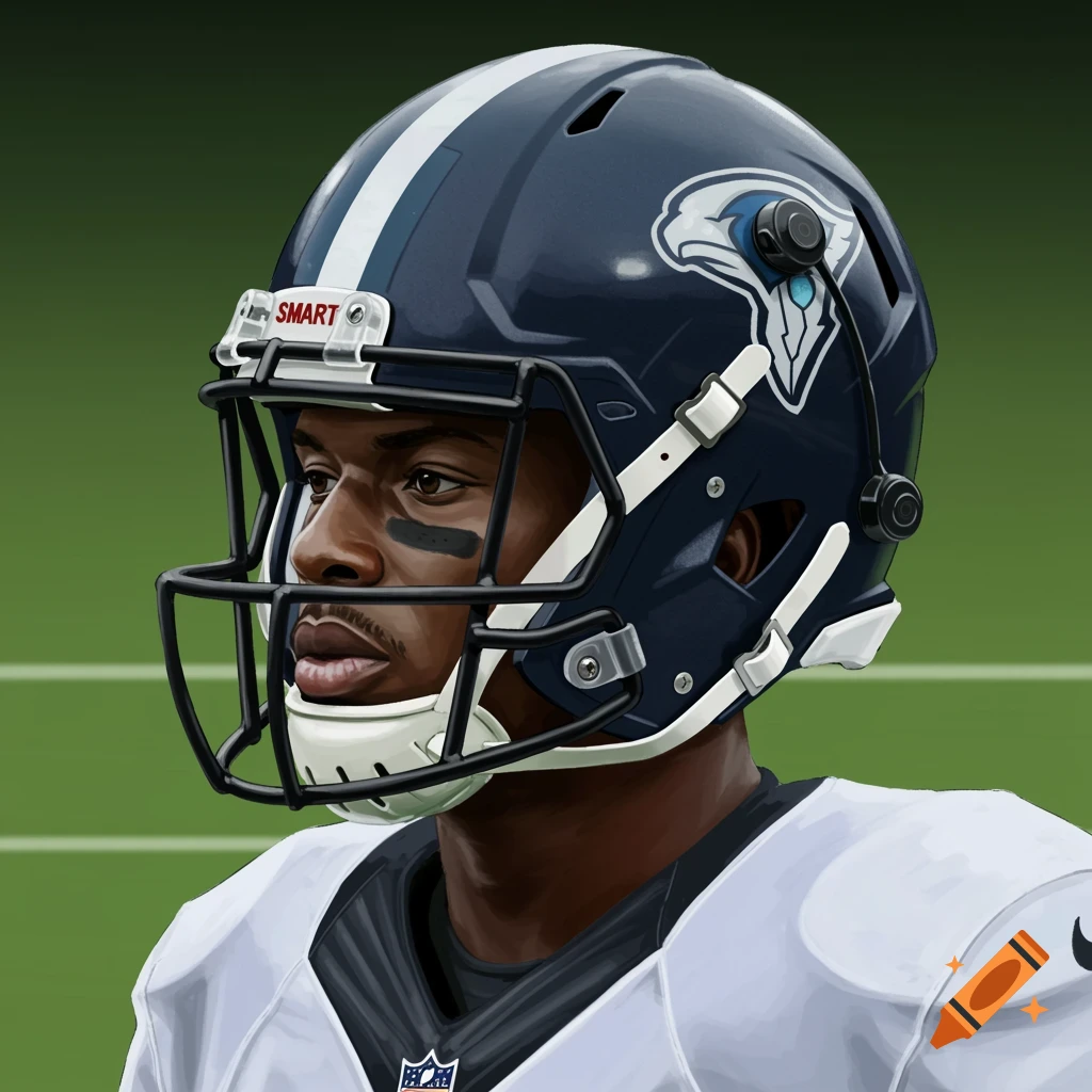 Smart football helmet with sensors for player safety and performance ...