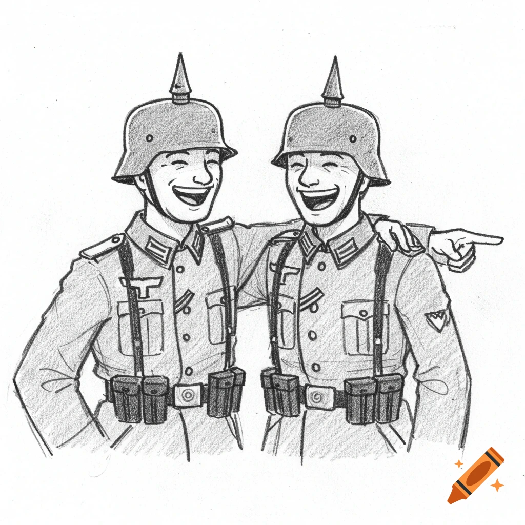 Historical depiction of Hitler during wartime on Craiyon