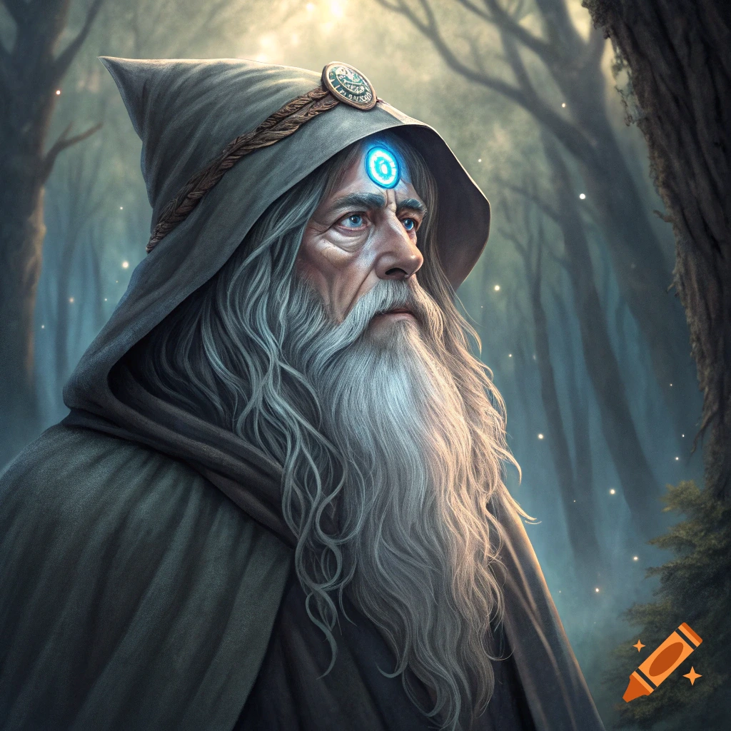 Gandalf and Batman as kawaii 3D animated bobbleheads in a park on Craiyon