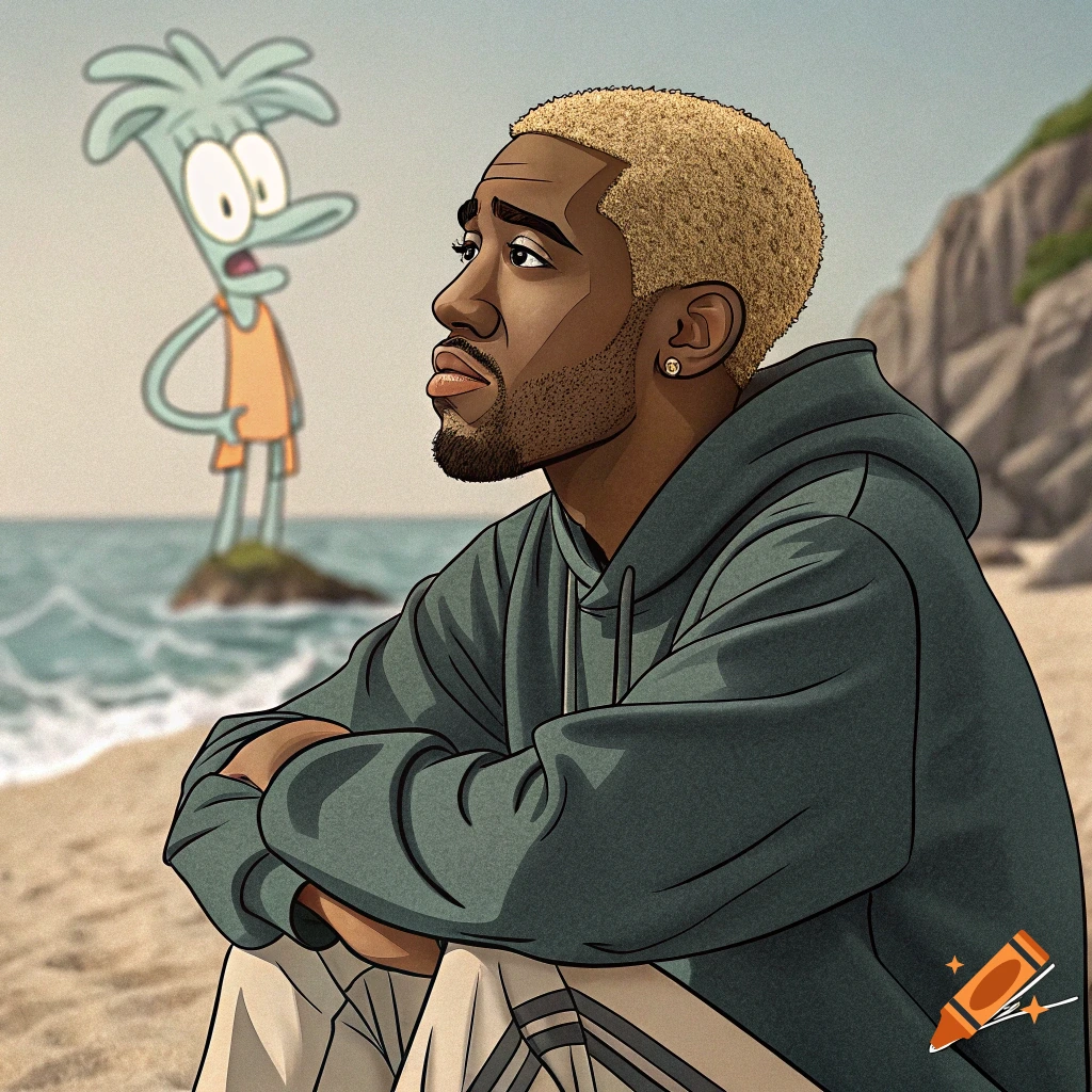 Squidward as African American in Stephen Hillenburg art style, Frank ...
