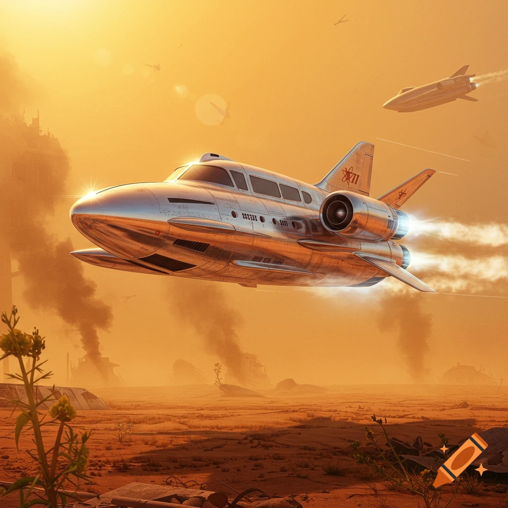 Retro Futuristic created on Craiyon