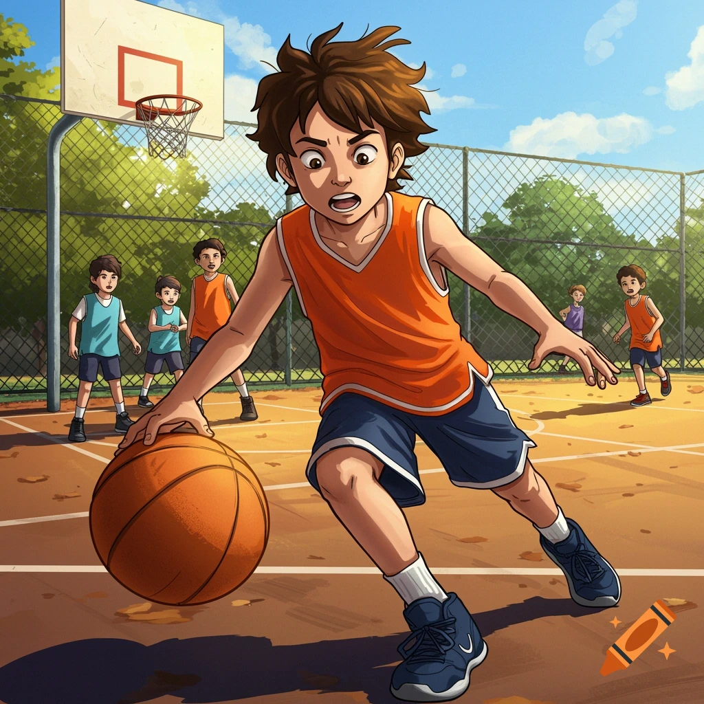 Sports Anime created on Craiyon