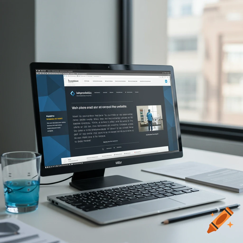 Nice website friendly page on Craiyon