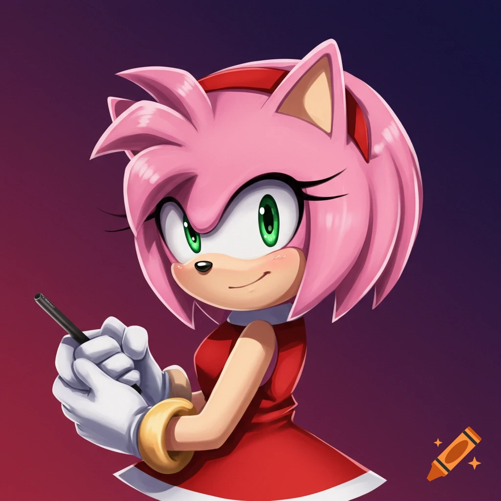 Tails the Fox and Cosmo the Seedrian from Sonic the Hedgehog are frozen ...