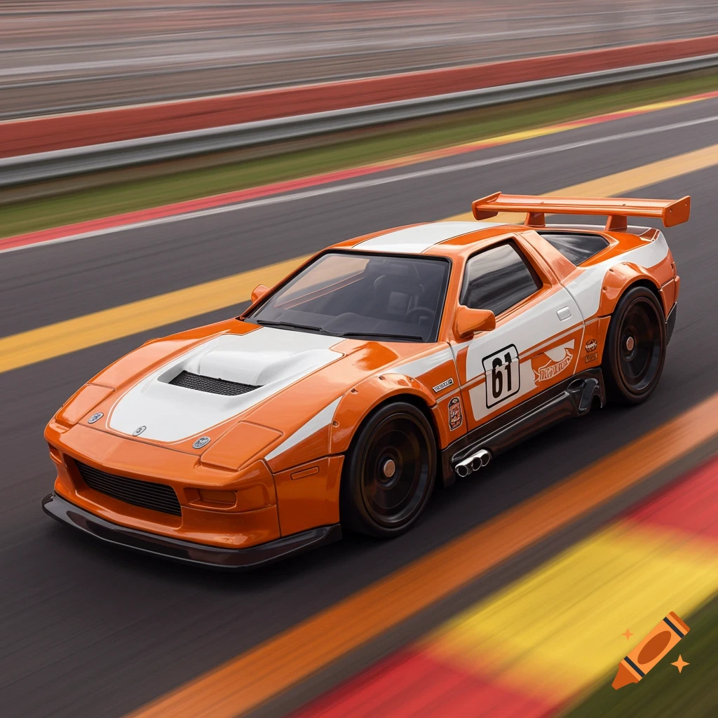 Hot Wheels GT Scorcher toy car on Craiyon