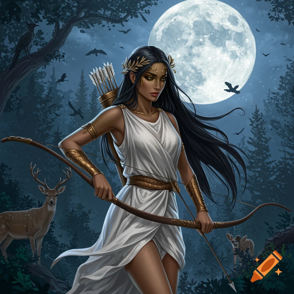 Greek Goddess created on Craiyon