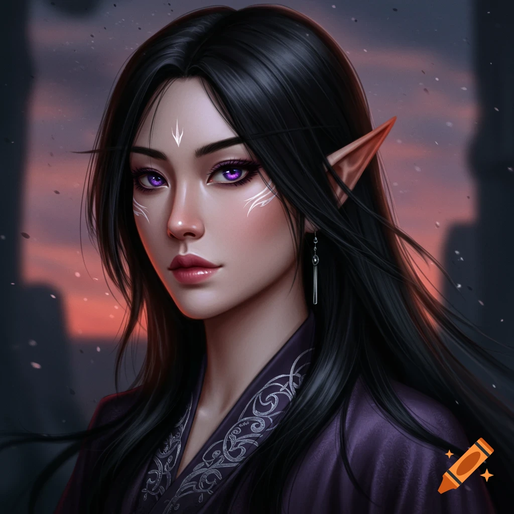 A anime ilustration of a beautiful and delicate young unicorn woman ...