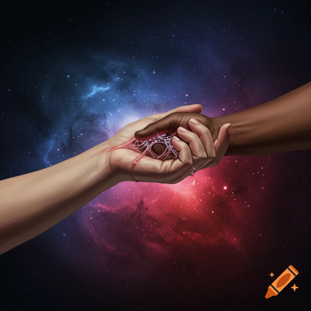 Hand created on Craiyon