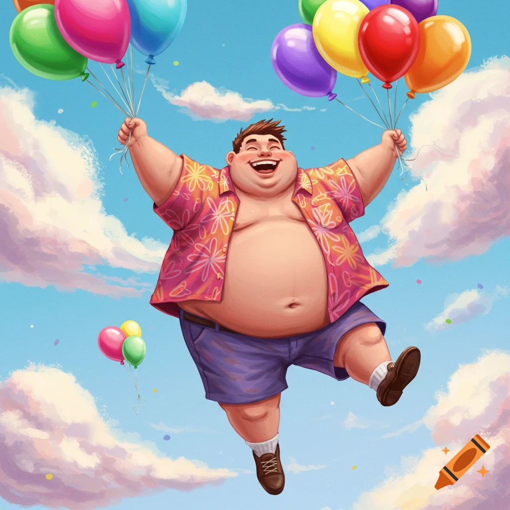 Peter Griffin donates food to children in Africa on Craiyon