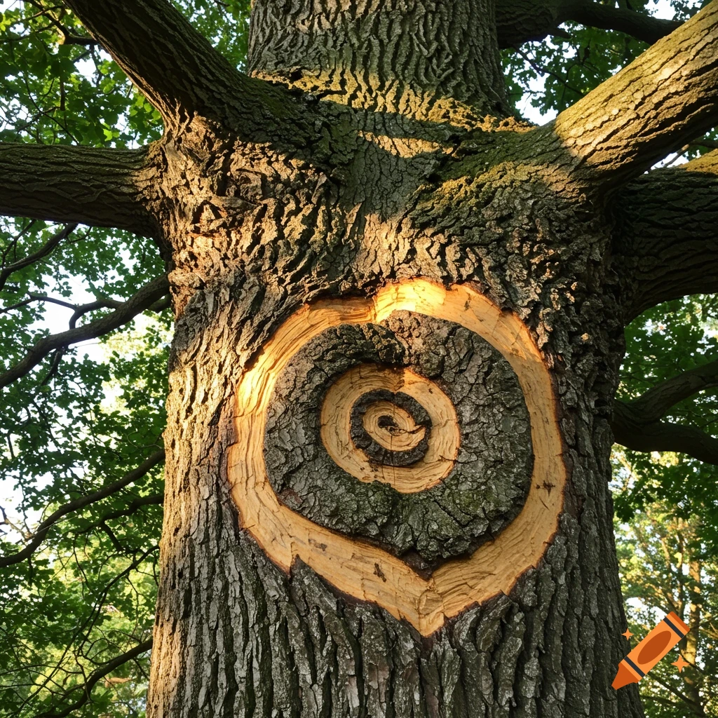 Heart carved into a tree trunk with the names Celie and Nettie. on Craiyon