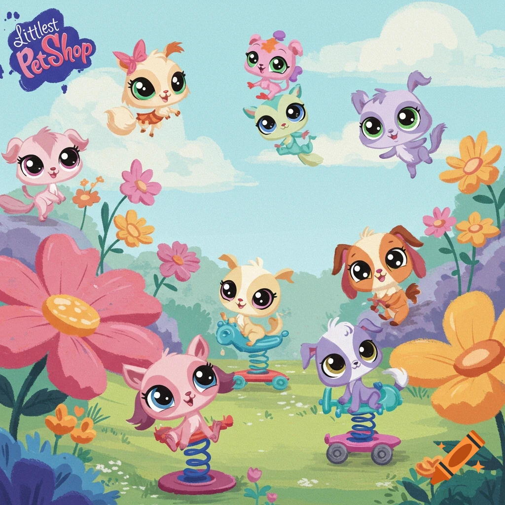 Littlest Pet Shop Computer Wallpaper created on Craiyon