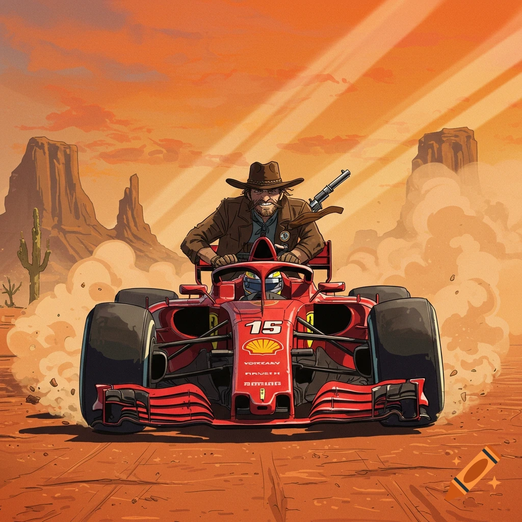 Fish mixed with a race car on Craiyon