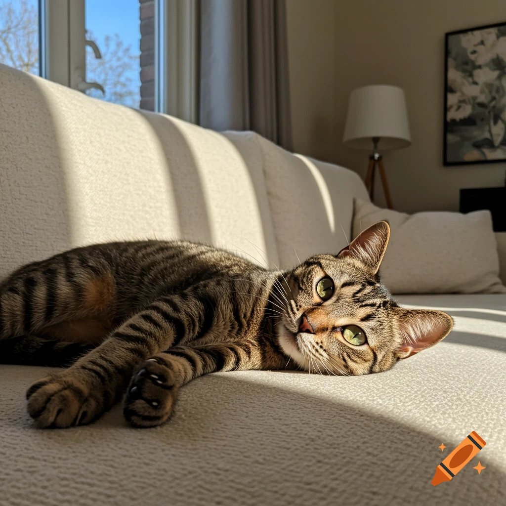 Brown and red cat on Craiyon