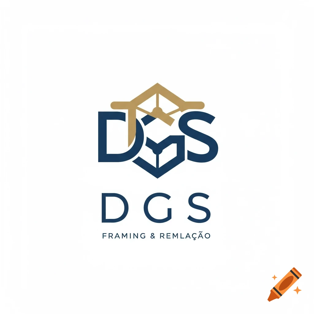 DGS Framing and Remodeling Logo on Craiyon