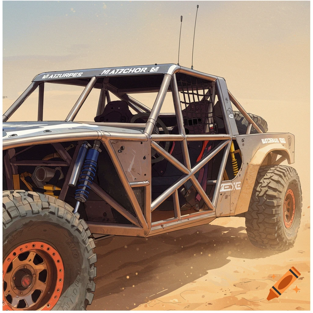 High-end off-road gaming and programming chair with electric motor and ...