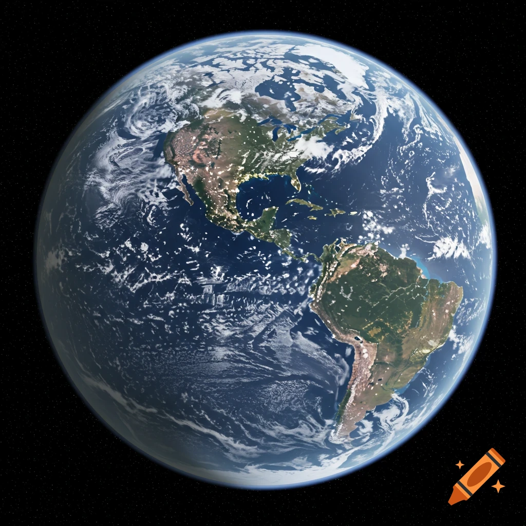 Accurate depiction of the world map on Craiyon