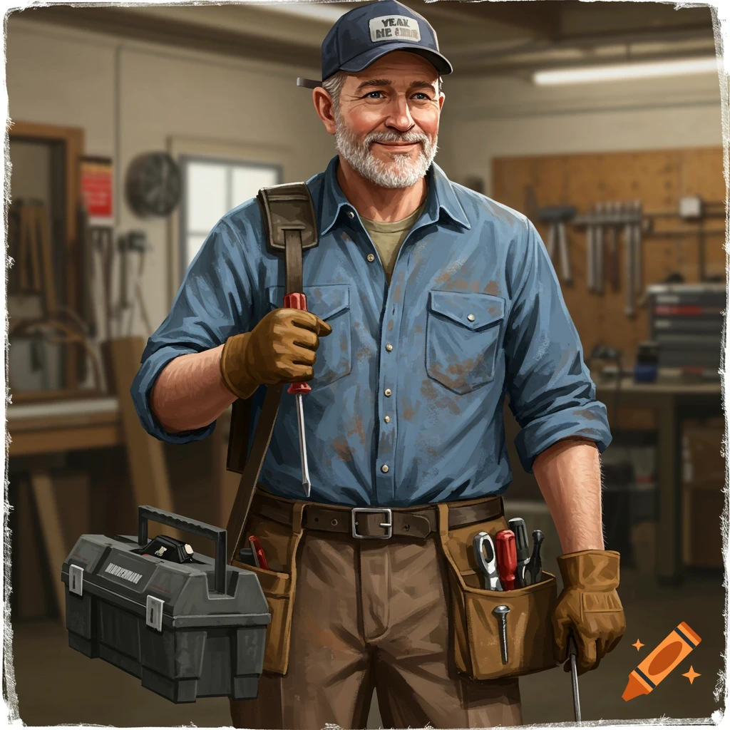 Handy man on Craiyon