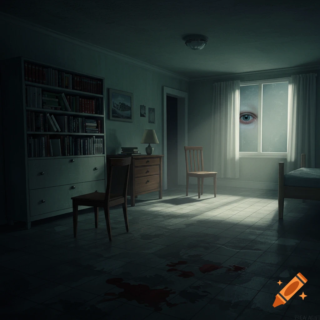Uneasy room, perfect but scary atmosphere on Craiyon
