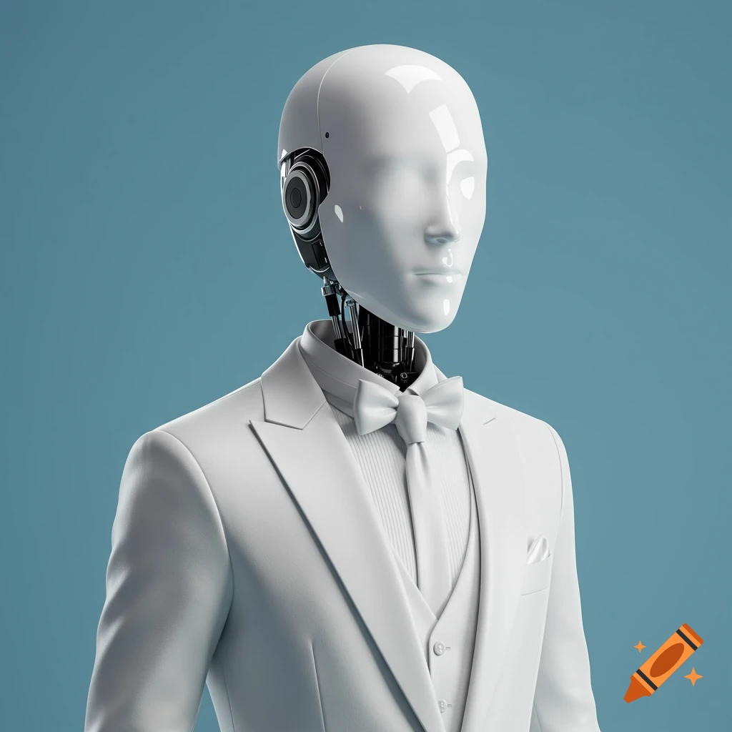 Minimalist white stick figure thinking against black background on Craiyon