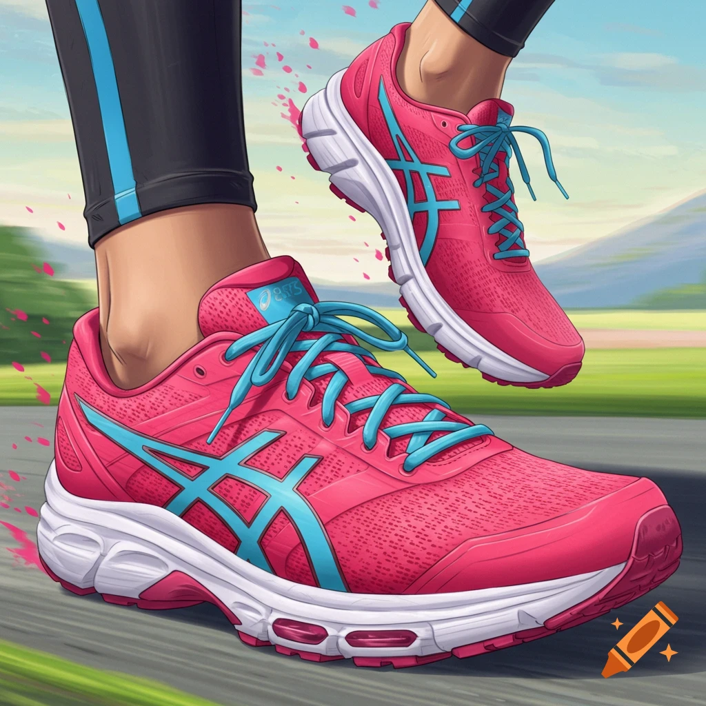 Running shoes on Craiyon