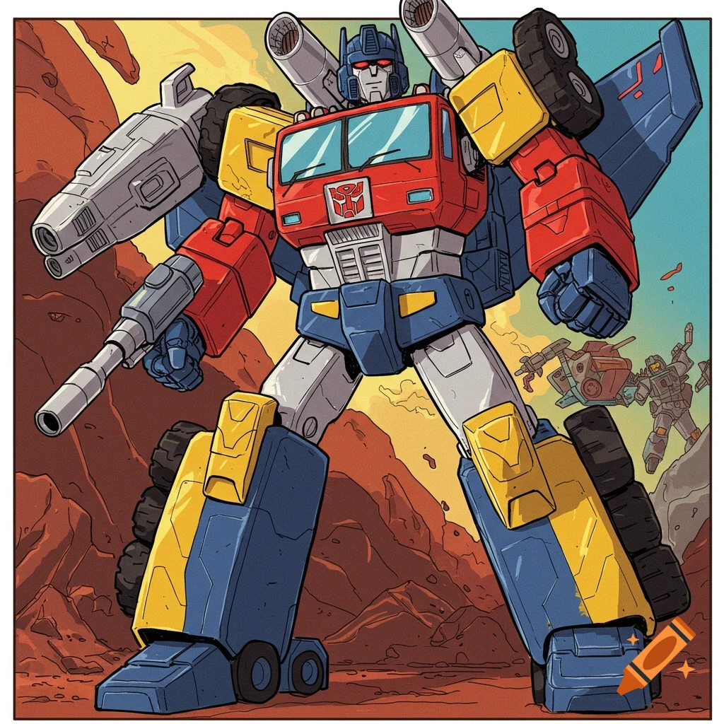 Transformers G1 OC on Craiyon