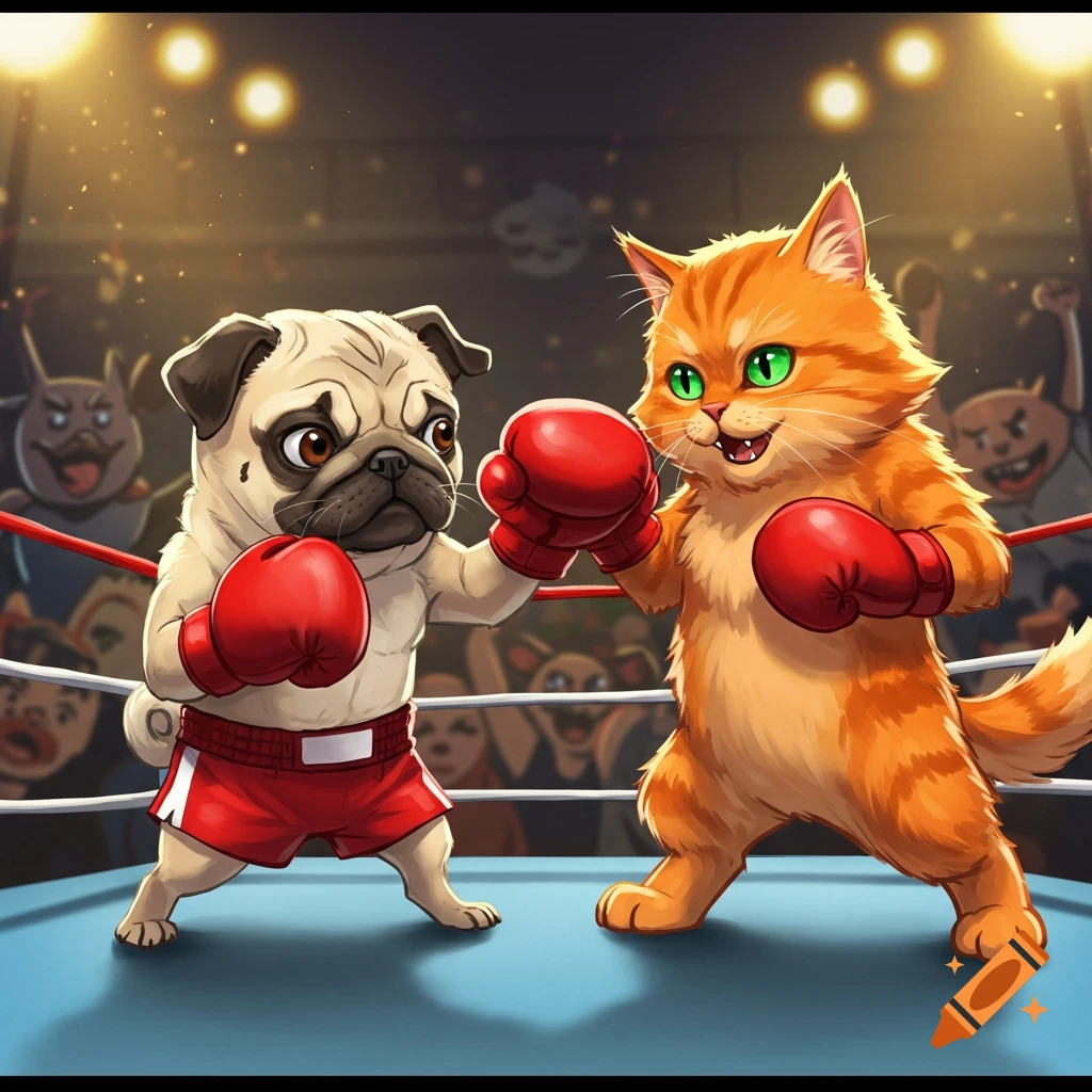 Angry cat playing basketball on Craiyon