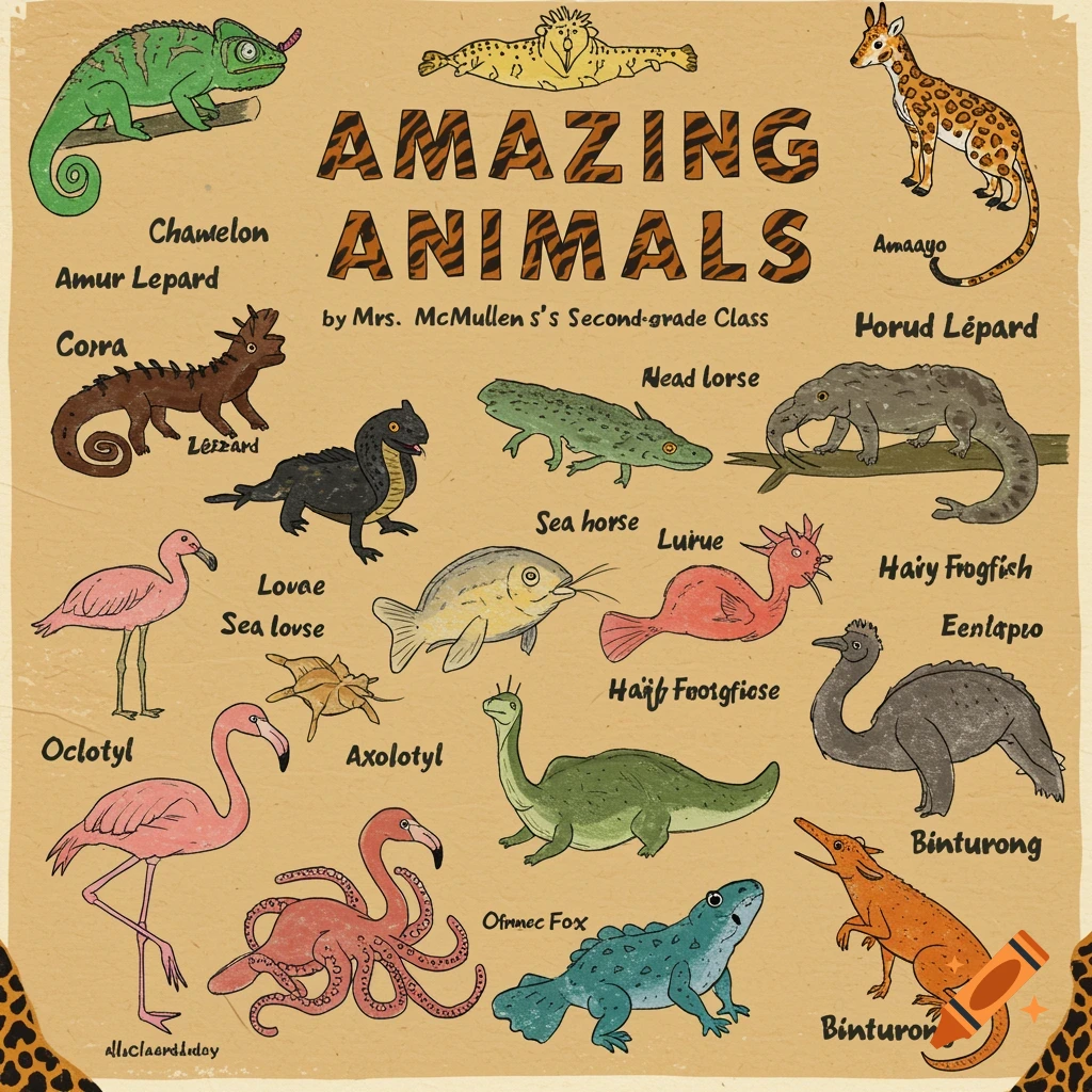 Animal sketch on Craiyon