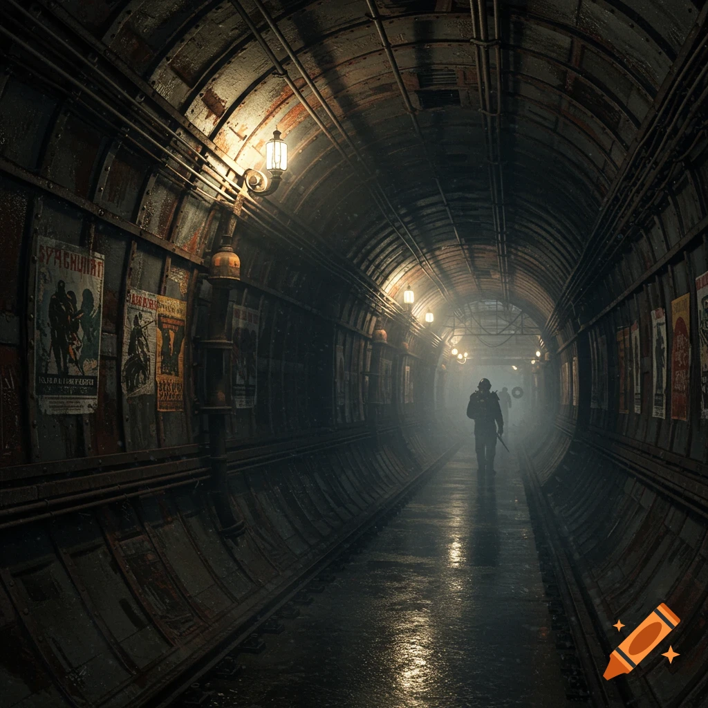 Metro 2033 book wallpaper on Craiyon