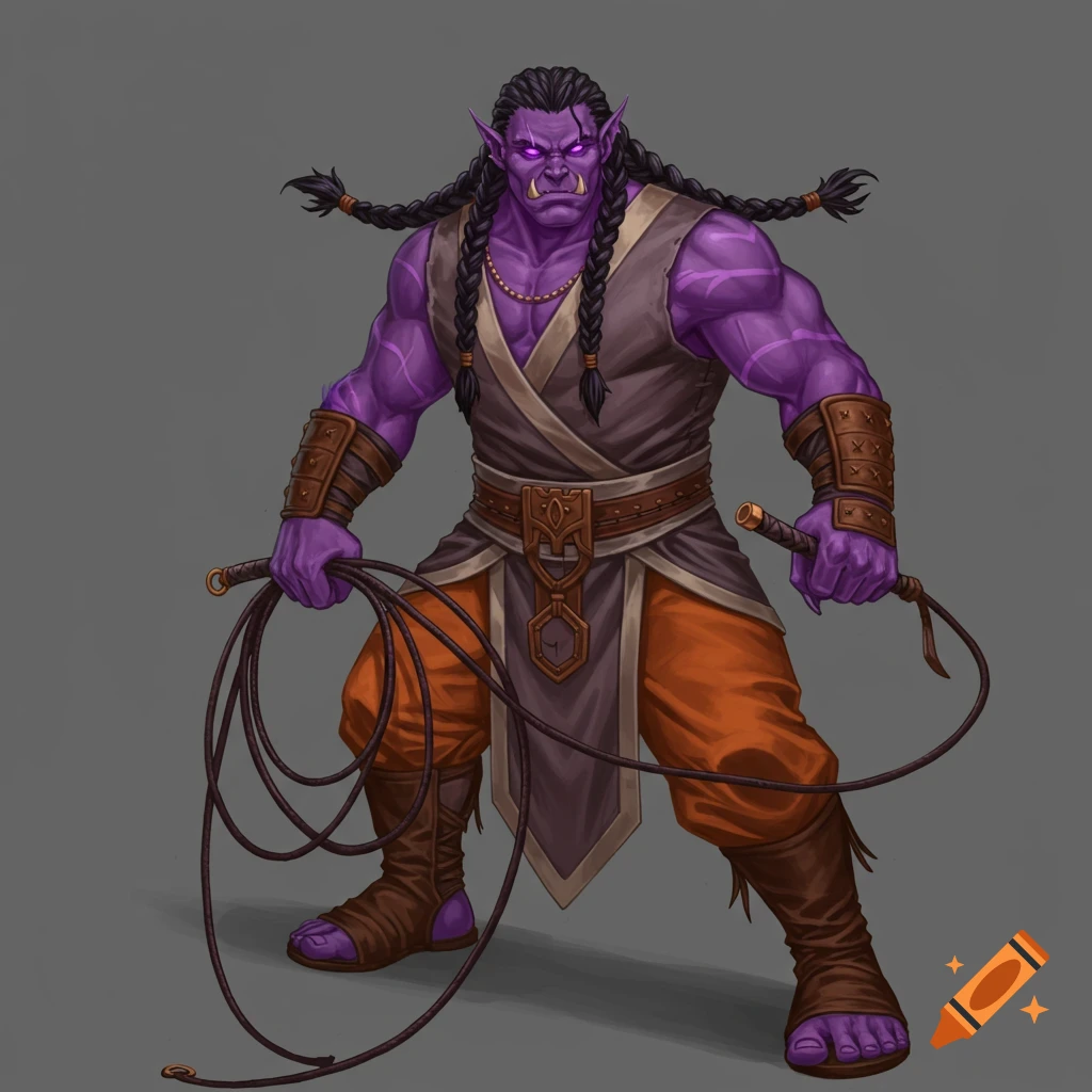 Loxodon monk with nunchucks on Craiyon