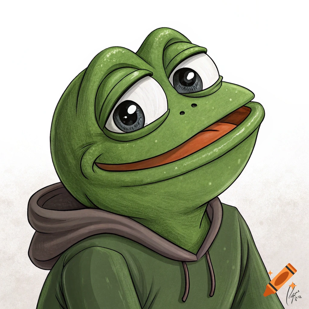 Pepe the Frog created on Craiyon