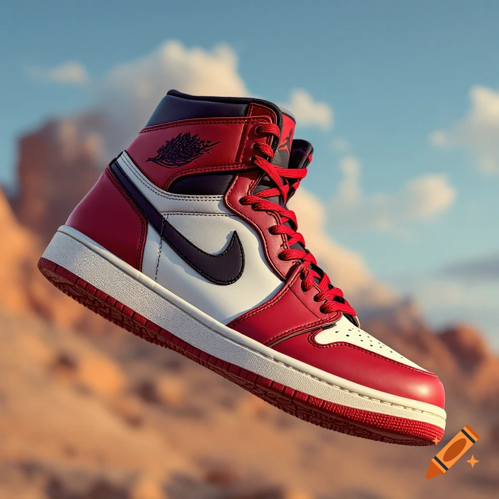 Michael Jordan portrait on Craiyon