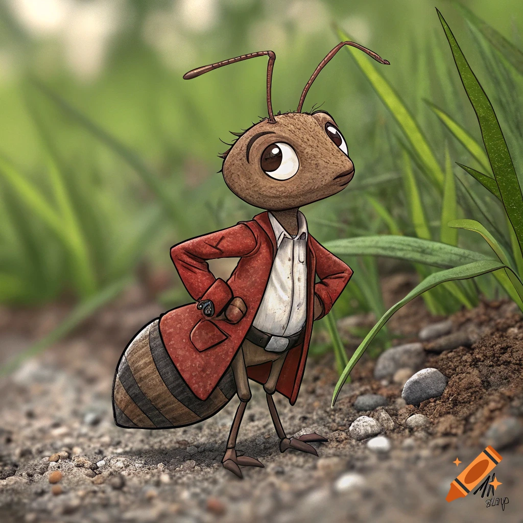 Kimi antanelli as a ant on Craiyon