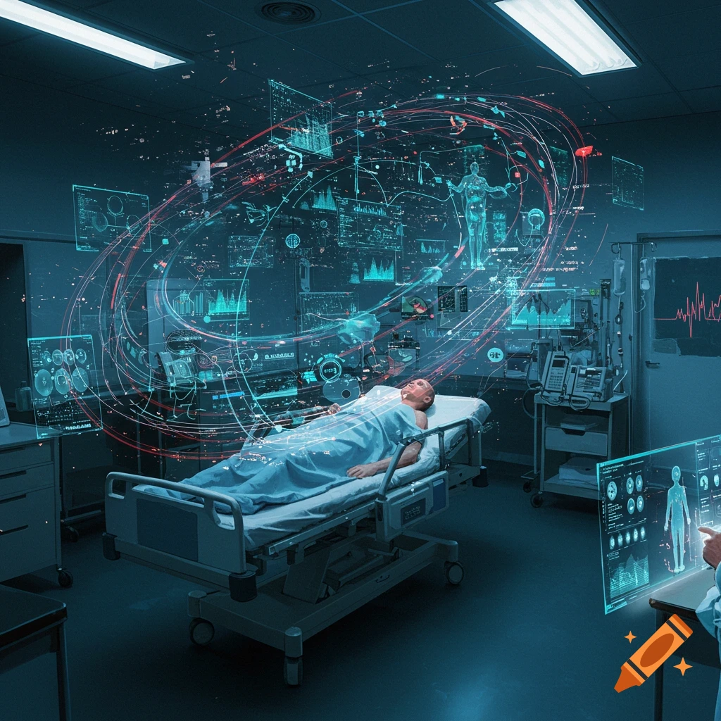 Re-engineering musculoskeletal structures in a technical illustration on Craiyon